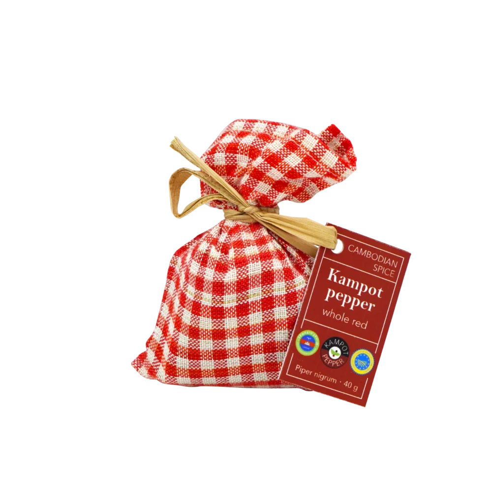 Kampot pepper in krama bag 40g - Senteurs d'Angkor